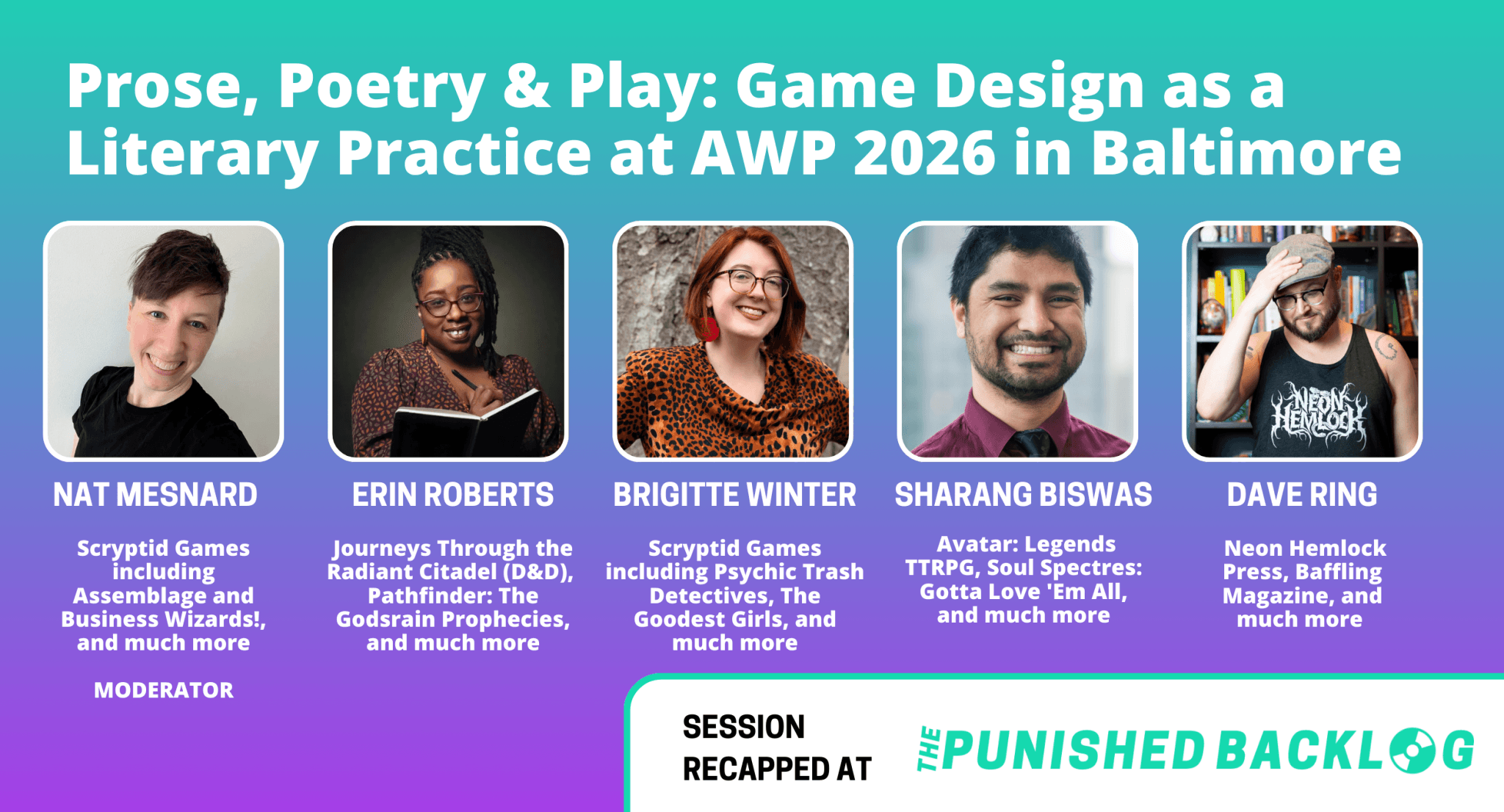 "Game Design as a Literary Practice": AWP Recap and Reflections